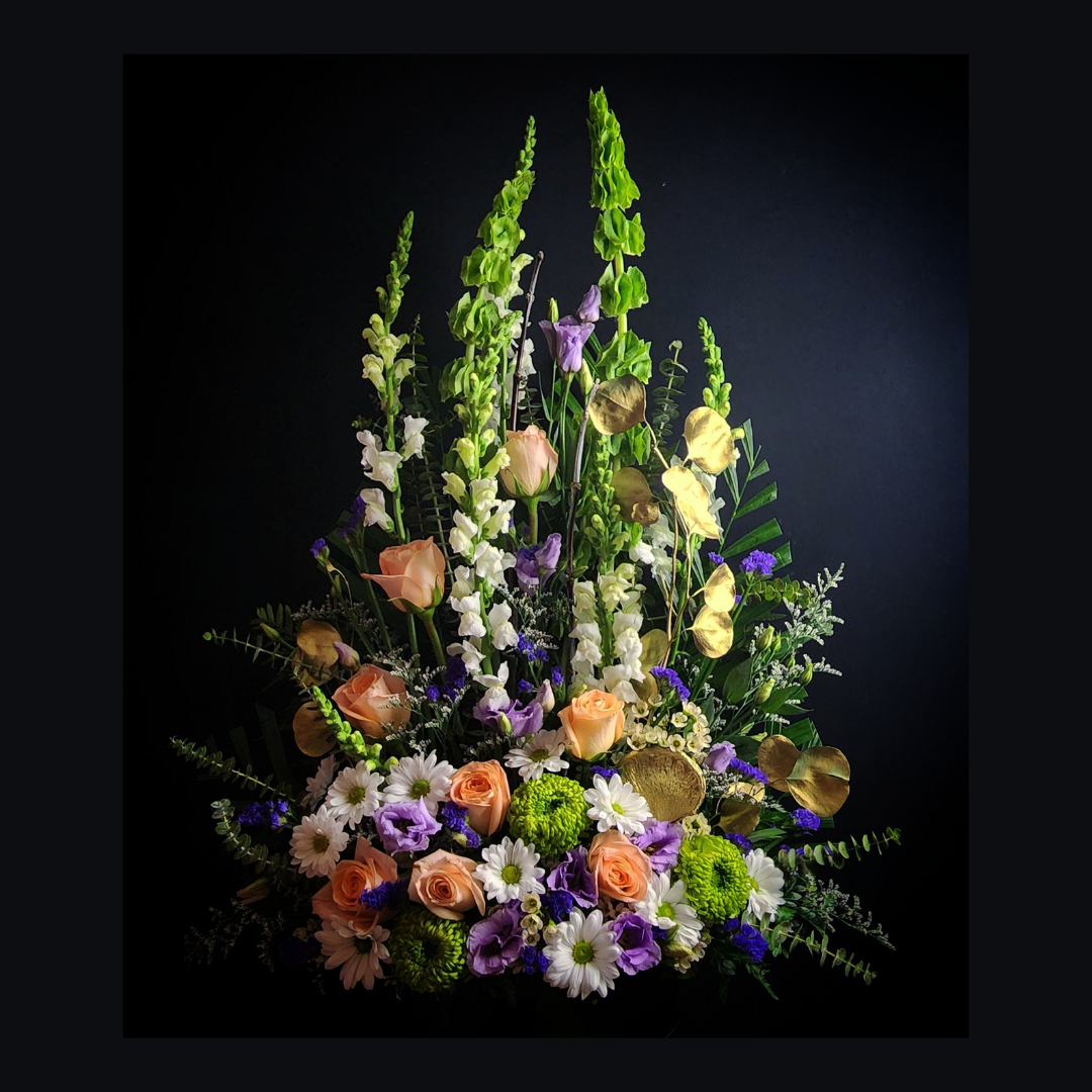 Thoughts From The Heart Sympathy Arrangement - Million Flowers