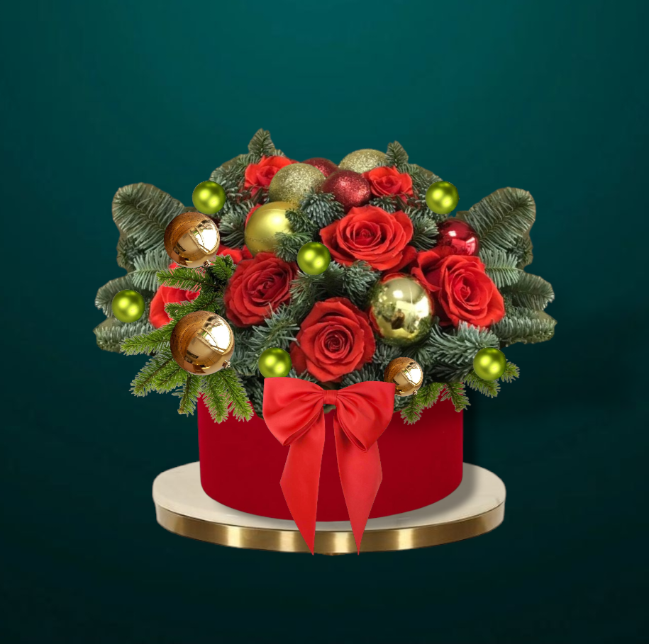 Holiday Flower Box - Million Flowers